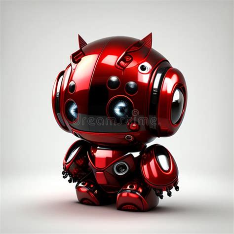 Adorable Mini Robot Stock Illustration Illustration Of Artificial 273178076