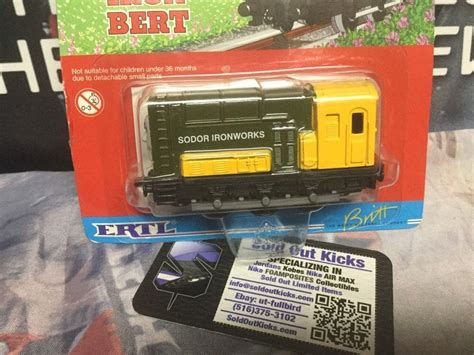 Thomas Tank Train Friends Iron Bert Ertl 2000 Rare Card Diecast Retired Sealed 1865374185