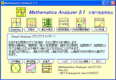 Vector： Mathematics Analyzer 新着ソフトレビュー