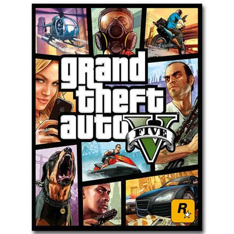 Grand Theft Auto V Art Silk Fabric Poster Print 13x18 32x43 Inch Hot