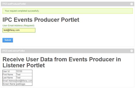 Liferay Inter Portlet Communication With Events ~ Liferay Savvy