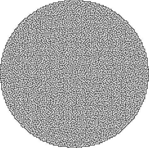 Clipart Circle Maze