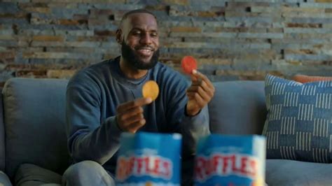 Ruffles Flamin Hot Cheddar And Sour Cream Tv Spot Deep In Thought Featuring Lebron James Ispot