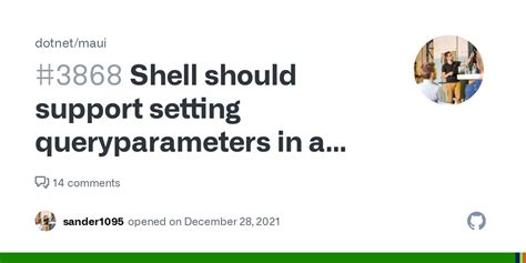 Shell Should Support Setting Queryparameters In A Shellcontent Instance