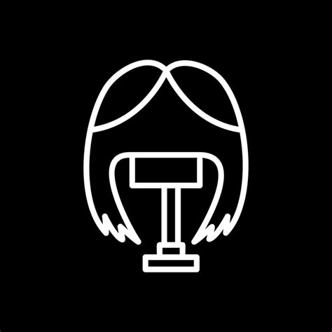 Wig Vector Icon Design 21205893 Vector Art At Vecteezy