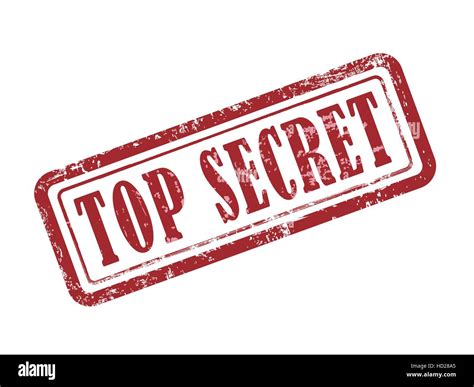 Stamp Top Secret In Red Over White Background Stock Vector Image And Art