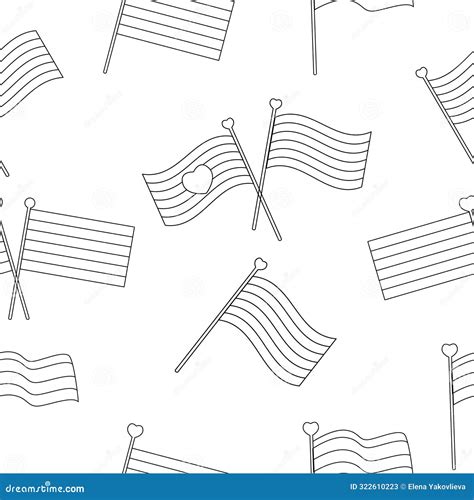 Outline Set Of Lgbt Inspect And Like Hand Line Icons For Web App Pictogram Icon Vector