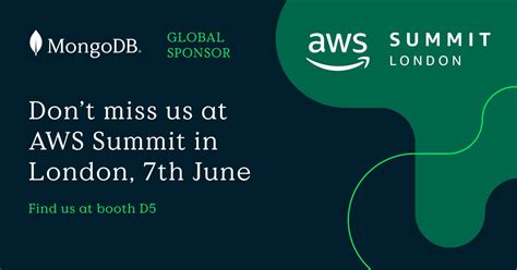 Robert Powell On Linkedin Mongodb Atlas Aws Awssummit Cloud Developers London