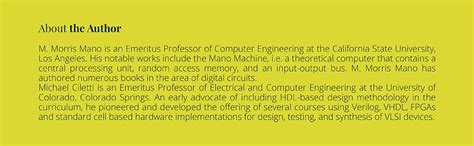 Digital Design With An Introduction To The Verilog Hdl Vhdl And