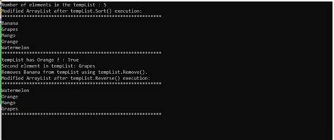 Working With Arraylist In C Usage And Examples