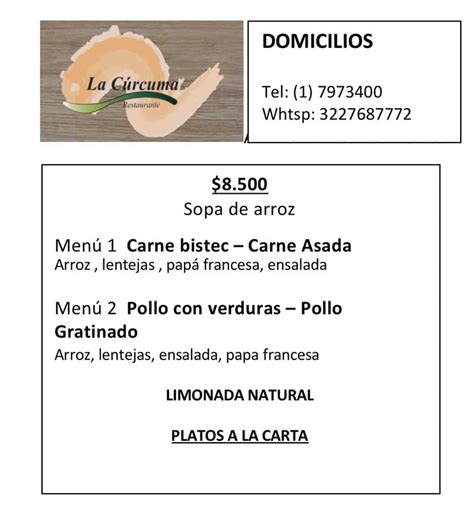 La Cúrcuma Restaurante Bogotá