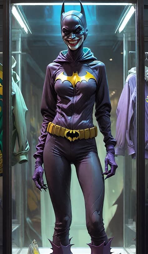 Jokerized Batgirl On Display 1 By Vonpat On Deviantart