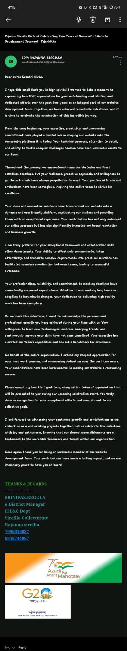 Burra Kranthi Kiran On Linkedin Freelance Opportunity Work Freelance Developer