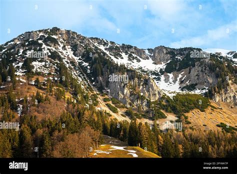 Landscape Of The Hochschwab Mountains In The Northern Limestone Alps Of