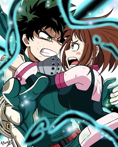 Deku X Uraraka Izuku Midoriya Ochako Uraraka Personagens De Anime