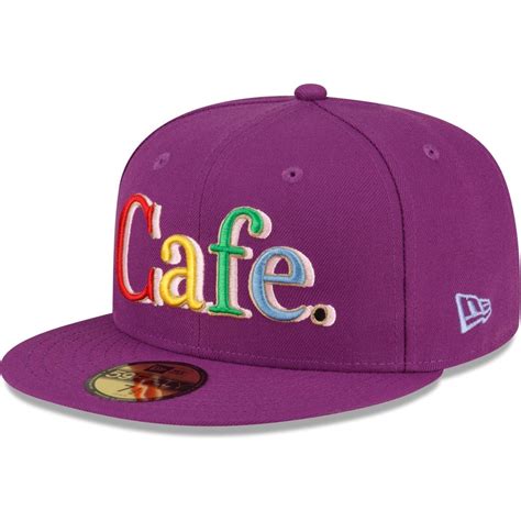 New Era Cafe X New Era Purple 2023 59fifty Fitted Hat