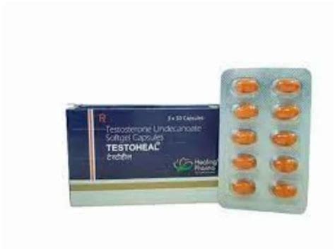 Testoheal Softgel Cap At ₹ 175 Stripe Testosterone Tablets And Capsules In Nagpur Id
