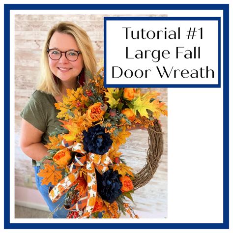 Diy Fall Wreath Tutorial How To Make A Fall Wreath Wreath Etsy