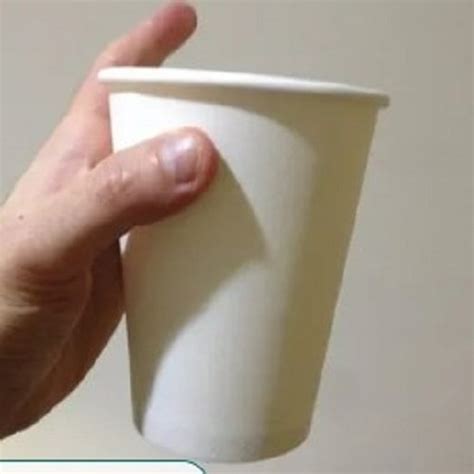 Disposable Paper Glasses Lightweight Various Sizes White True Value For Money Quality