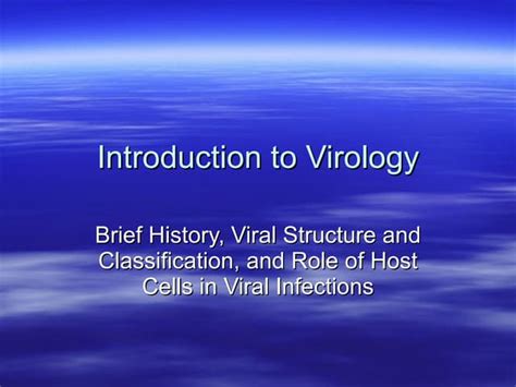 33 Introduction To Virology Ppt
