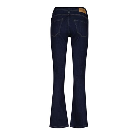 Babette Classic Blue Red Button