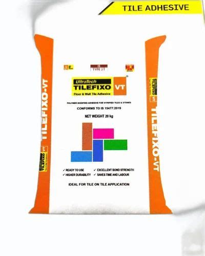Ultratech Tile Fixo Vt 20 Kg At Rs 395 In Valsad Id 2851091254312