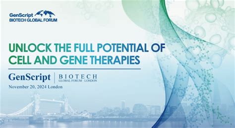 Join The Genscript Biotech Global Forum Unlocking Innovations In Cell