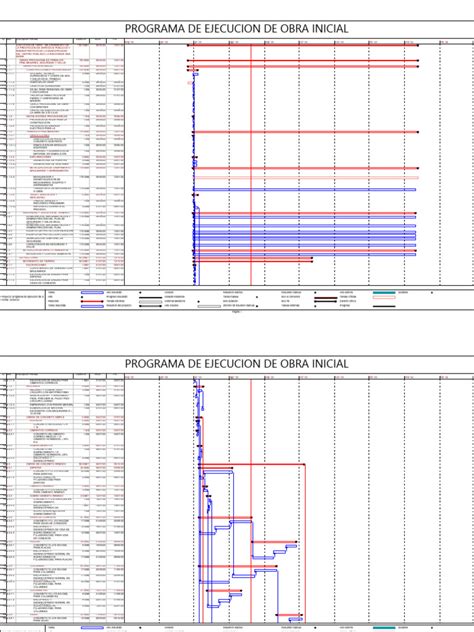Programa De Ejecucion De Obra Pdf Bienes Raíces Ingeniería De