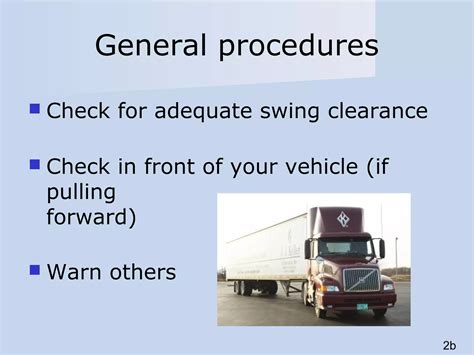 Backing Of Vehicles Slideshow Ppt