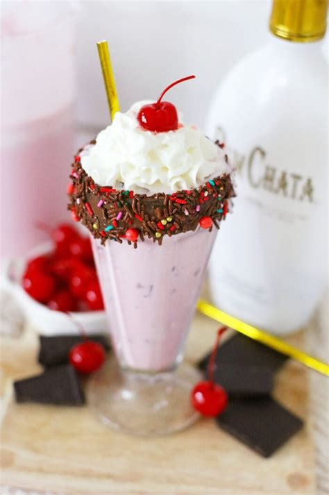 Boozy Chocolate Cherry Milkshake Kitchen Fun With My 3 Sons