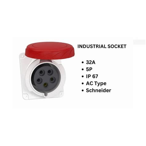 Schneider Angle Plug 5 Pin Socket At ₹ 450 Piece New Items In Kolkata