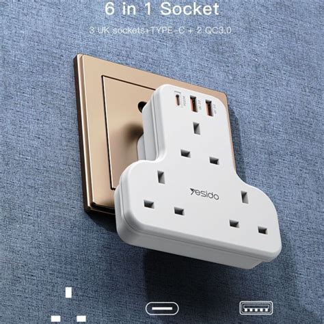 Smart Power Socket Hub With Usb Pd Qc Fast Charging In Qatar Qmaxqa