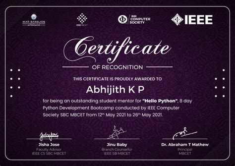 Abhijith K P On Linkedin Python Ieee Mentor Bootcamp