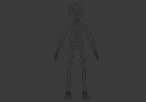 Nerdy Cartoon Boy 3d Model By Nickianimations Nerdy Cartoon Boy 3d Model By Nickianimations