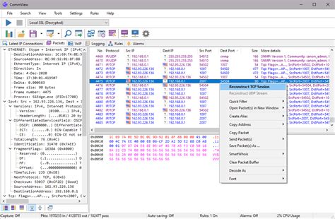 network analyzer and packet sniffer commview
