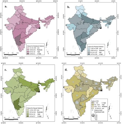 Spatial Distribution Of Various Manifestations Of Ipv A Emotional