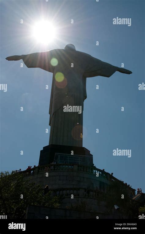 The Christ The Redeemer Is One Of The Famous Landmarks In Rio De