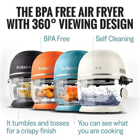 Fritaire The Self Cleaning Non Toxic Air Fryer Orange