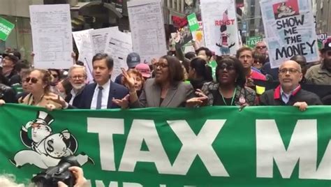 Tax March Protesters Call On Trump To Release His Tax Returns The