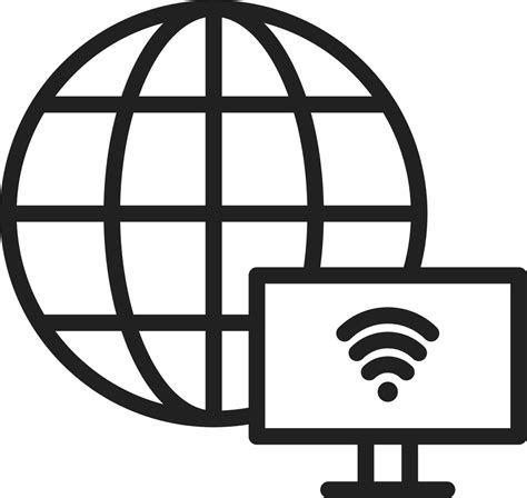 internet connectivity icon vector image suitable for mobile apps web