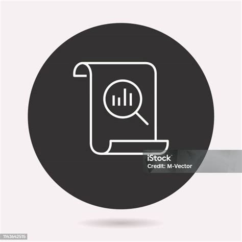 Analisis Data Ikon Vektor Ilustrasi Terisolasi Piktogram Sederhana Ilustrasi Stok Unduh Gambar
