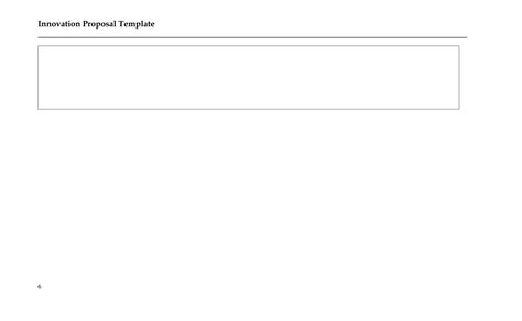 Innovation Proposal Template Sampledocx Technology And Computing