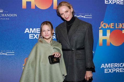 Uma Thurman And Daughter Attend Some Like It Hot Broadway Opening Photo