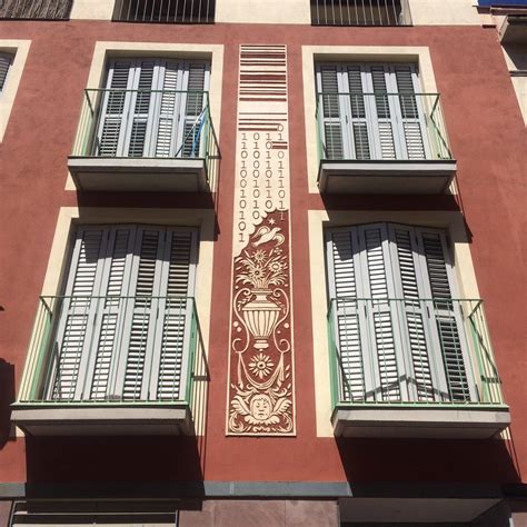 Cipher Binary Coded Message On A House In Catalonia Puzzling Stack