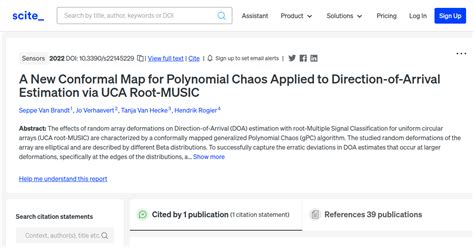 A New Conformal Map For Polynomial Chaos Applied To Direction Of