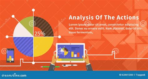 Analyse Des Actions Infographic Illustration De Vecteur Illustration
