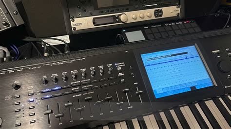 korg kronos int and ext midi and guitar audio recording youtube