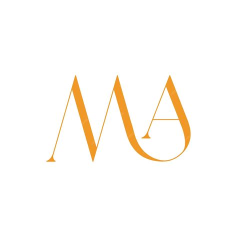 Premium Vector Typography Letter Ma Logo Design