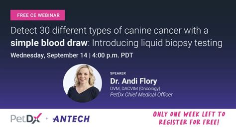 Antech Diagnostics On Linkedin Webinar Alert Learn About The Oncok9