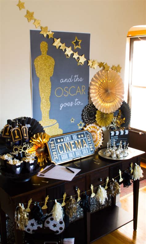 Home Oscars Party Ideas Oscars Theme Party Movie Themed Party